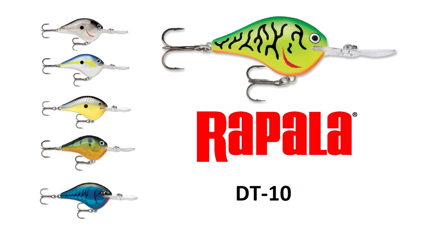 RAPALA DIVES-TO SWIMMING DEPTH OF 10FT WOBBLEREK
